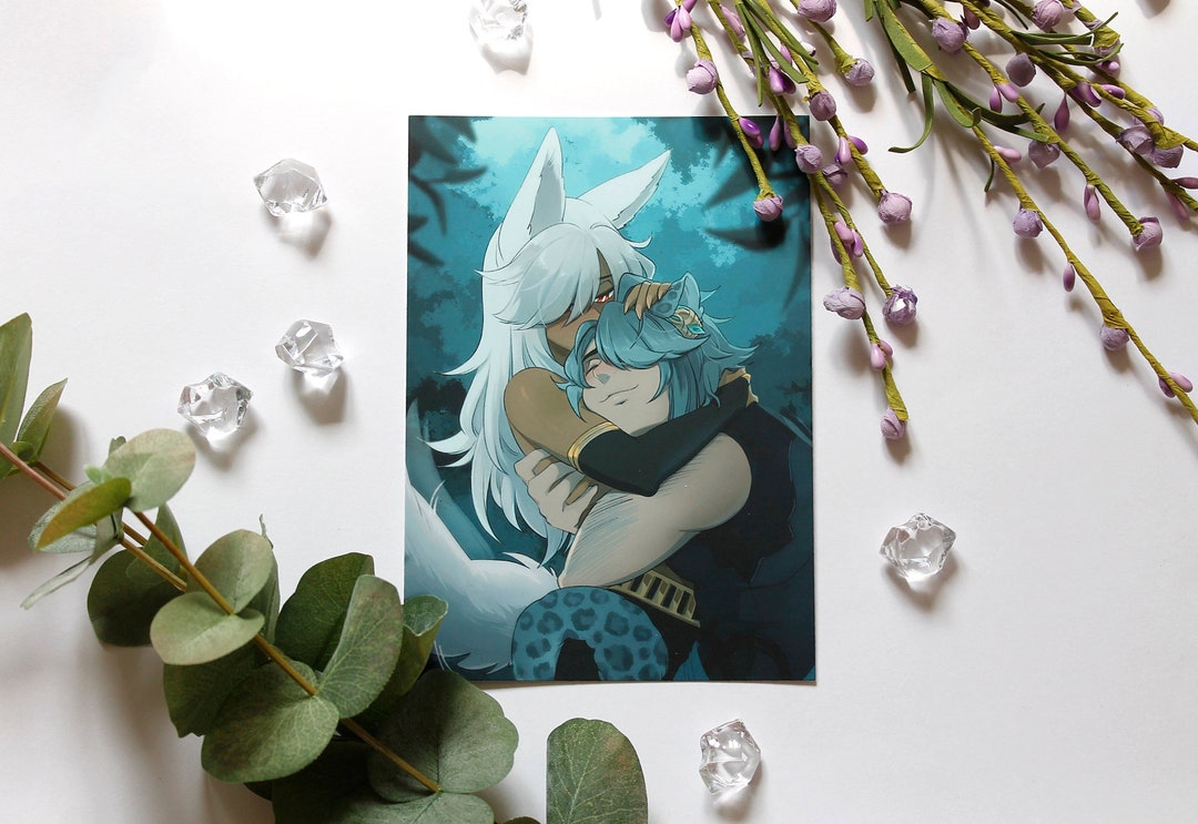 Genshin Impact Alhaitham & Cyno 5x7 Print | Anime Gamer Room Decor - Etsy