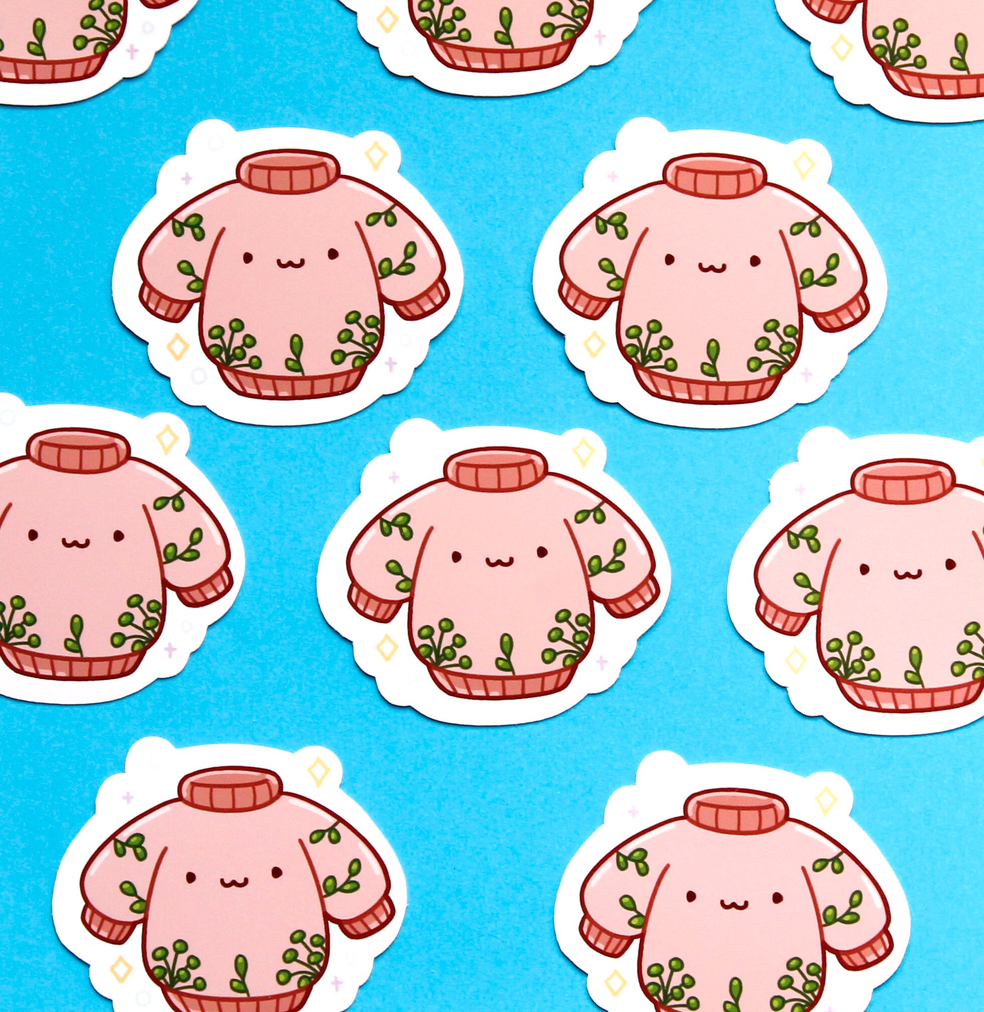 Sweater Sticker Die Cut Vinyl Sticker Kawaii Sticker | Etsy