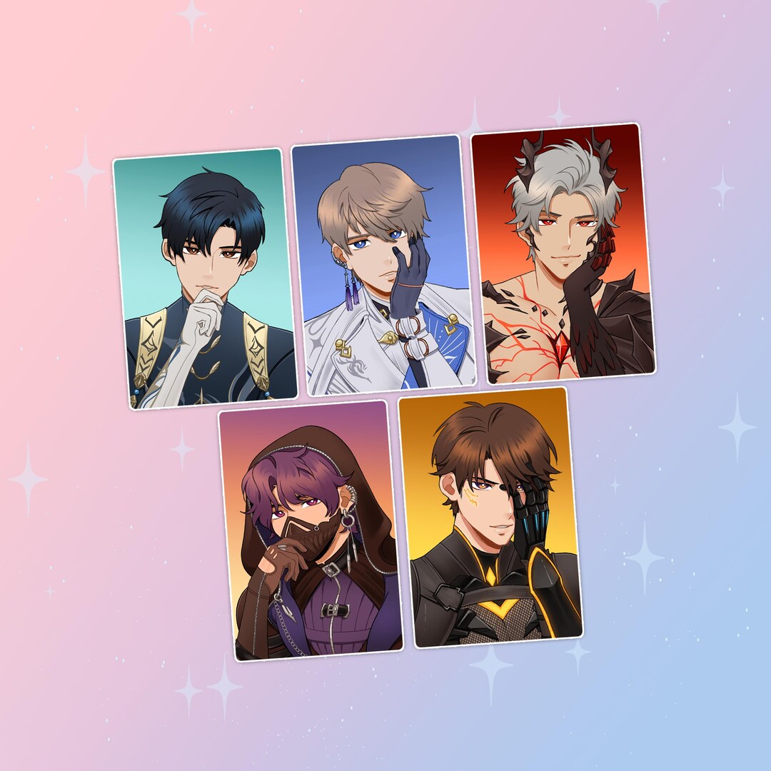 Love and Deepspace Photocards Otome Cards Zayne Xavier Rafayel Sylus ...