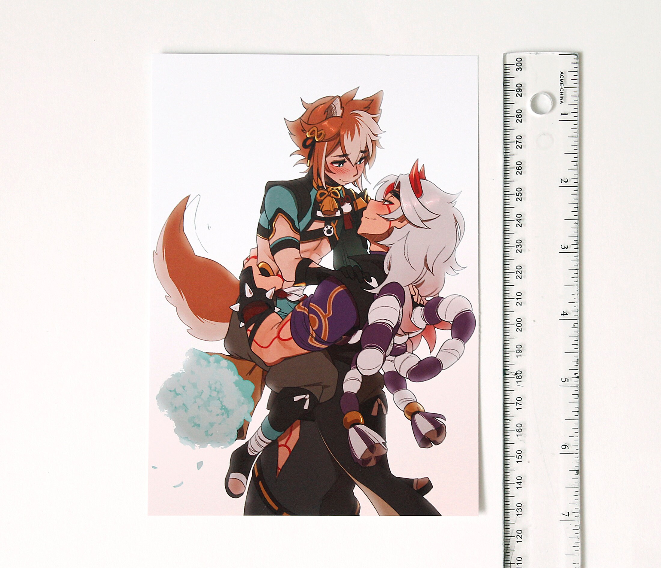 Genshin Impact Itto Gorou 5x7 Mini Print Ittorou - Etsy