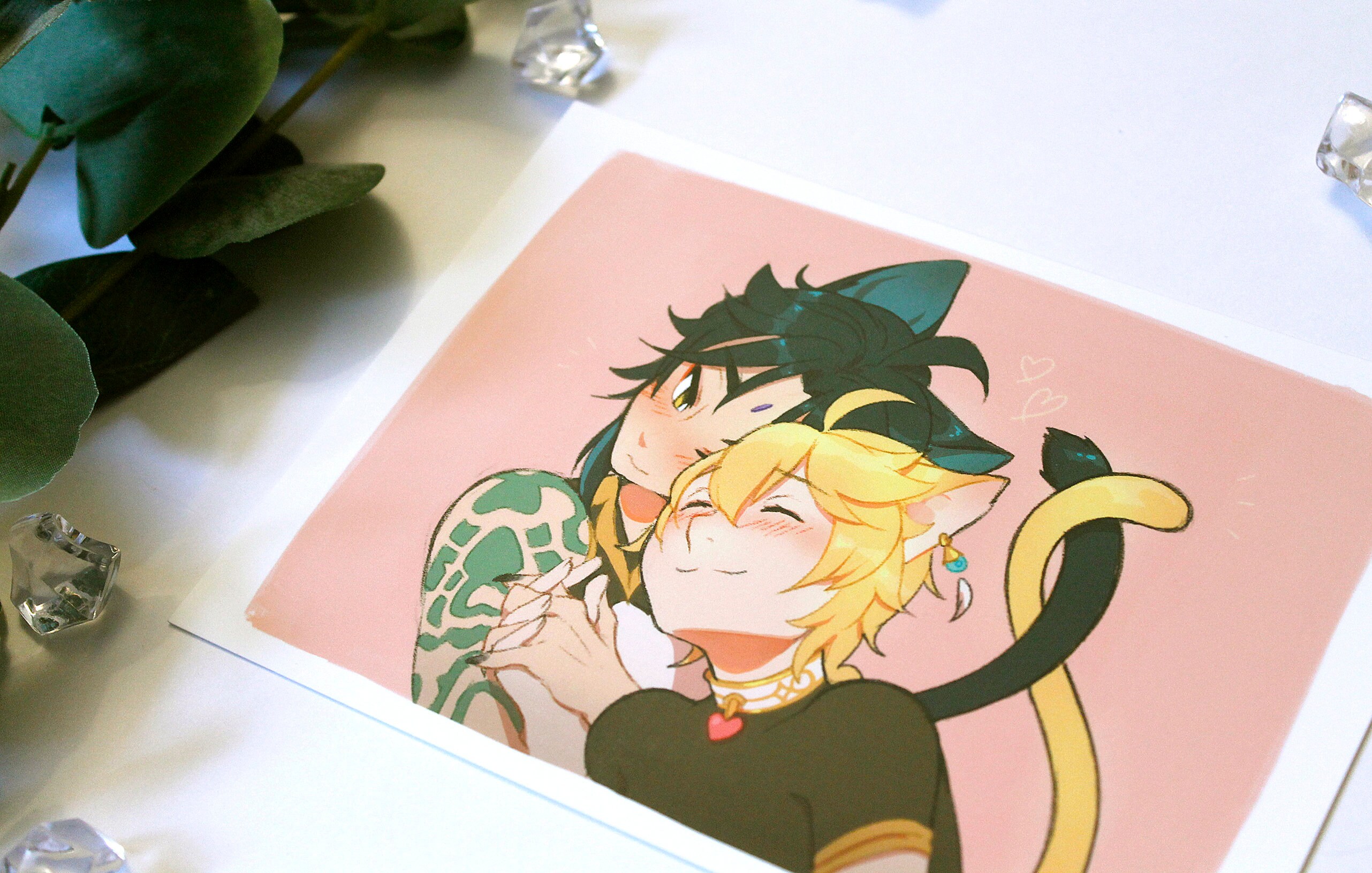 Genshin Impact Xiao X Aether Catboy 5x7 Mini Print - Etsy