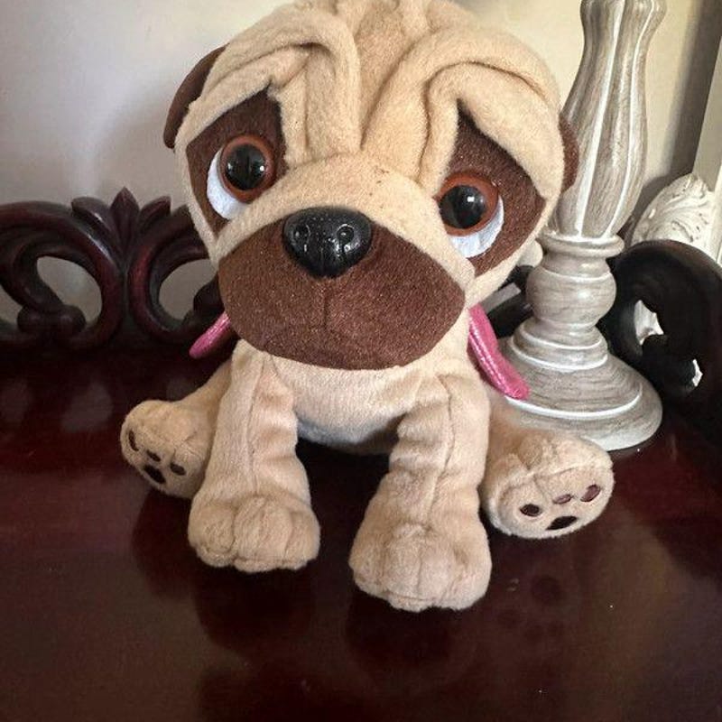 Pug Stuffed Animal - Etsy