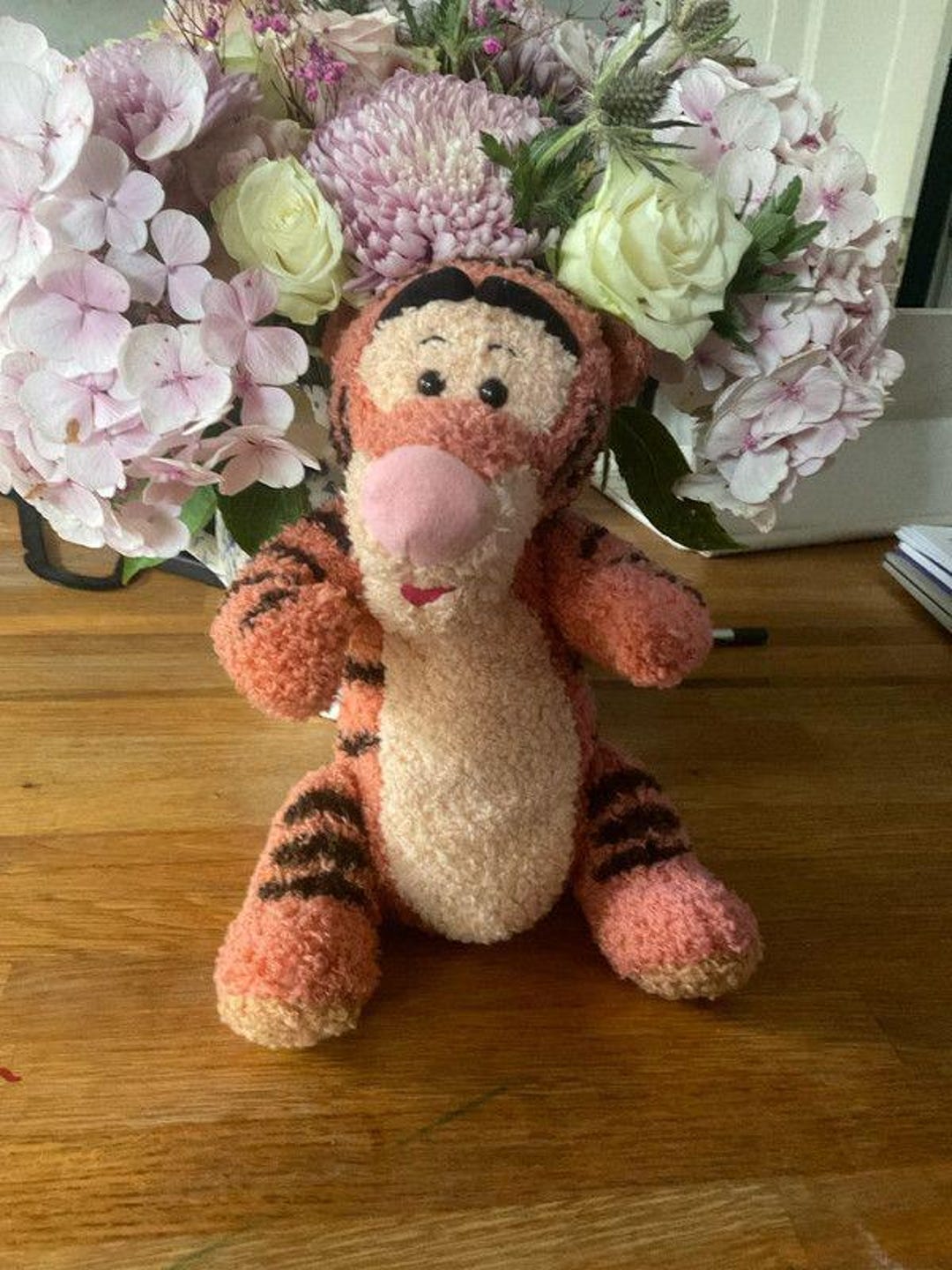 Disney Rare Push Belly Singing Tigger - Etsy