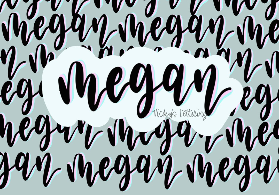 Custom Calligraphy Name Wallpaper | Personalized Digital Wall Art ...