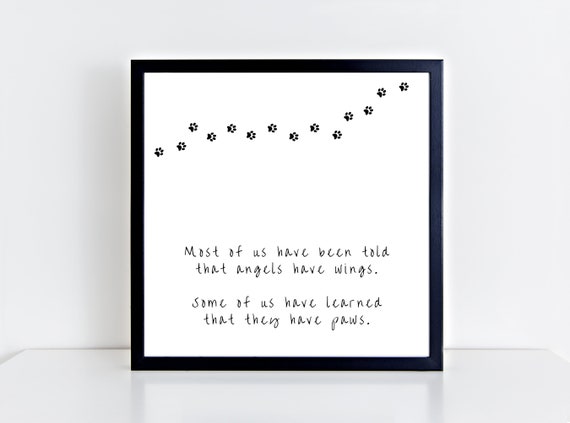 Dog Quote Cat Quote Pet Memorial Quote Dog or Cat - Etsy