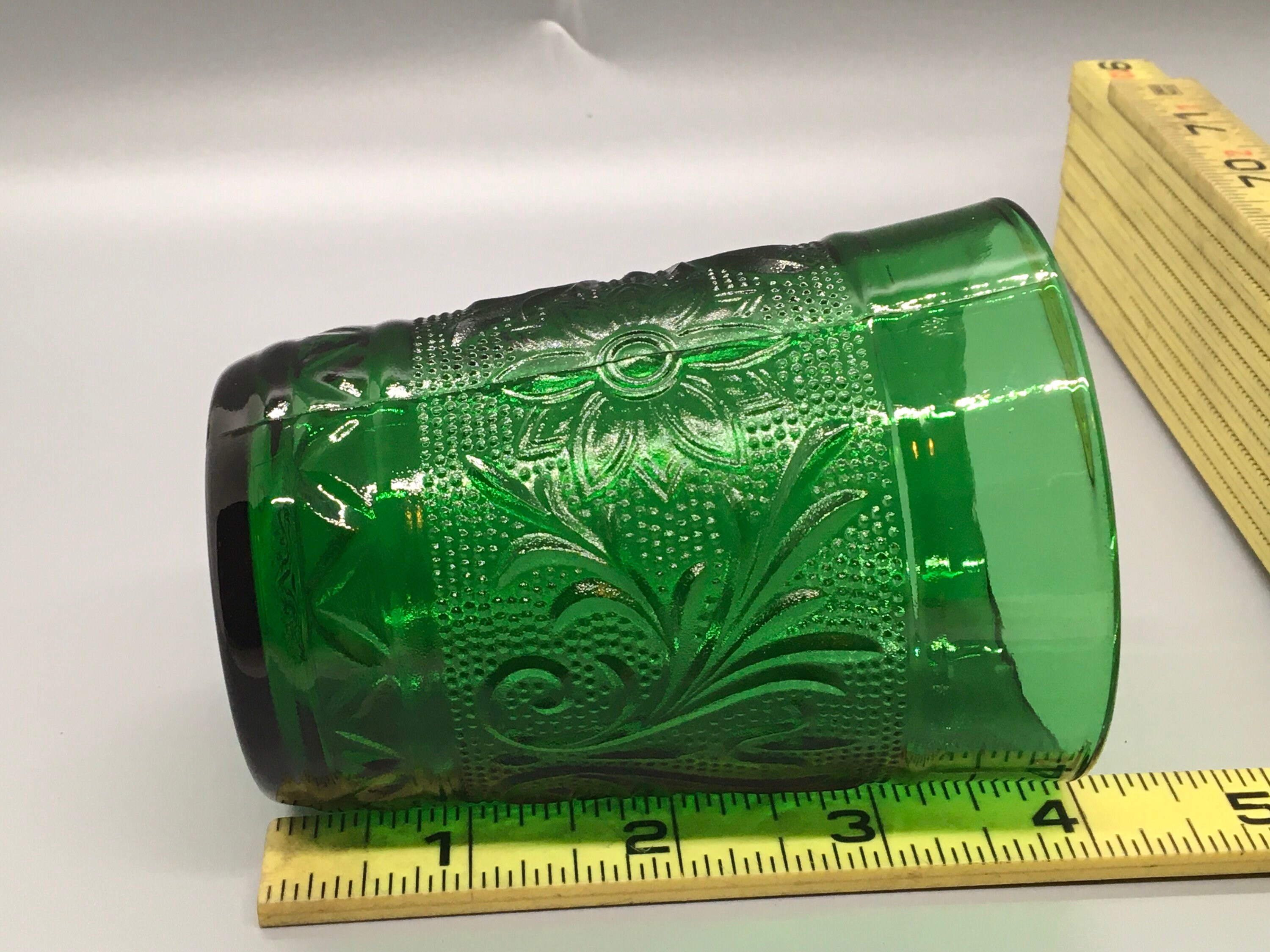 Anchor Hocking Small Juice Glass Forest Green, Depression Glass 5oz - Etsy