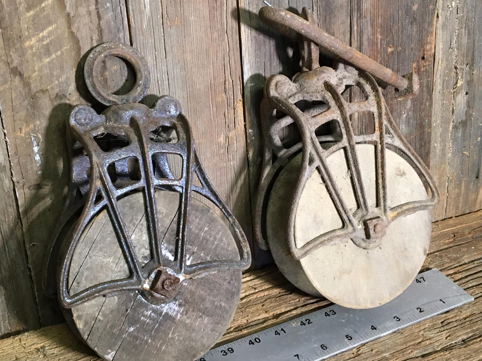 Vintage Barn Pulley - Etsy