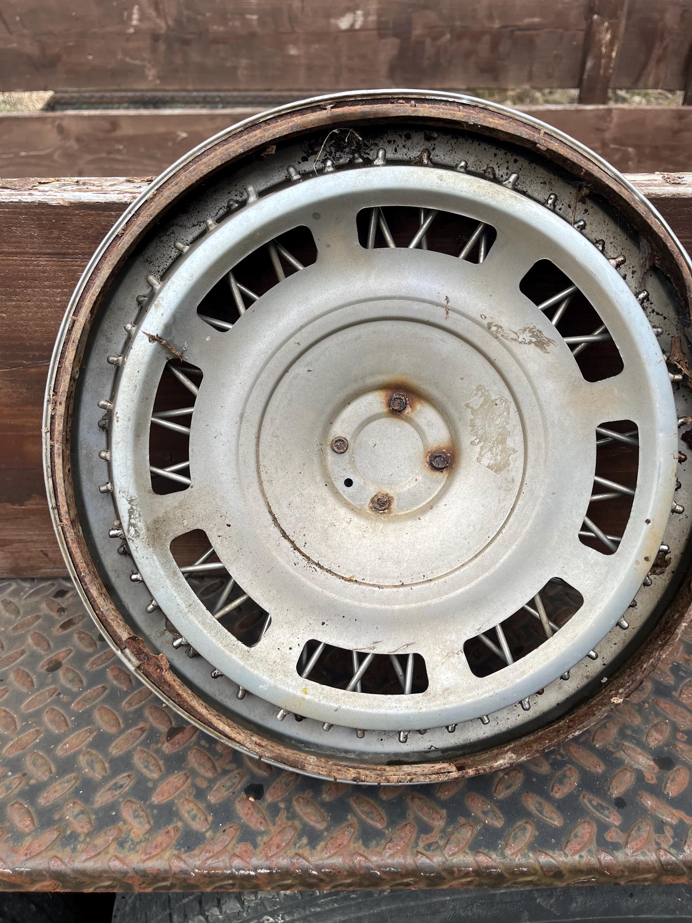 Chevy and Ford Wire Wheel Hub Caps - Etsy