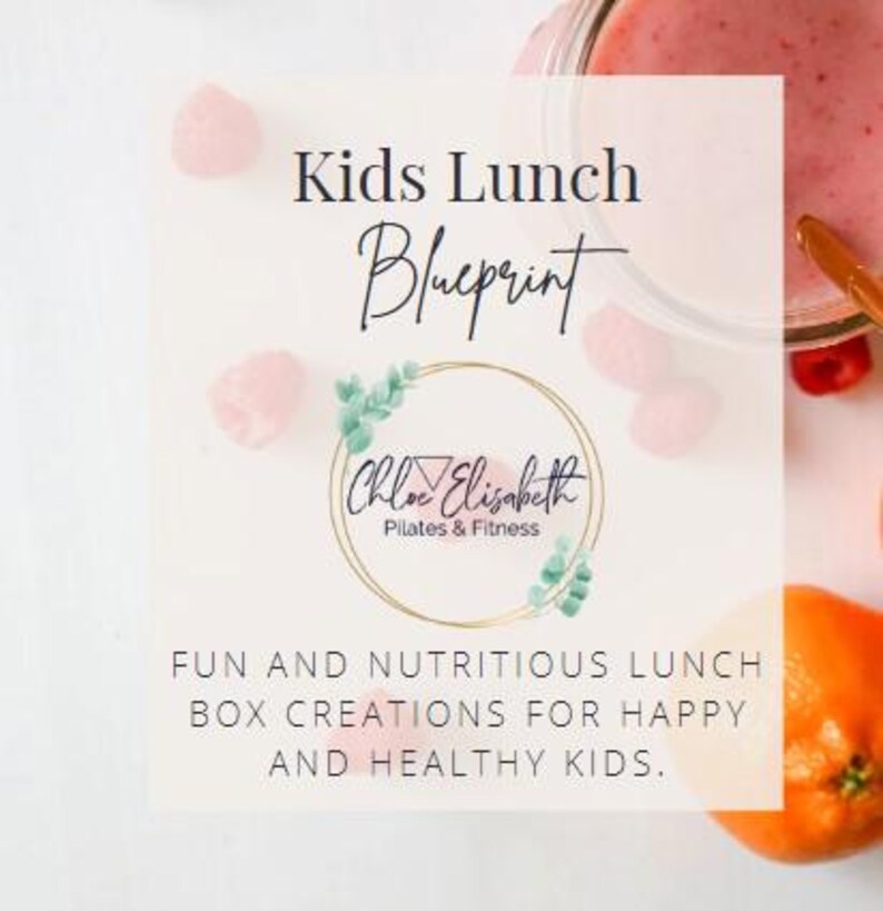 Kids Lunch Blueprint - Etsy
