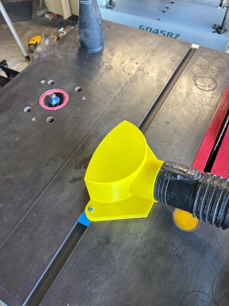 3D Printed Table Saw/router Dust Collector: 2.5" Vacuum Attachment - Etsy