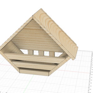 Dove Nesting Box Plans: Cedar Birdhouse Build Drawing (PDF) - Etsy