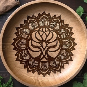 Mandala Tree of Life Svg, Wedding Mandala Laser Cut File, Tree of Life ...