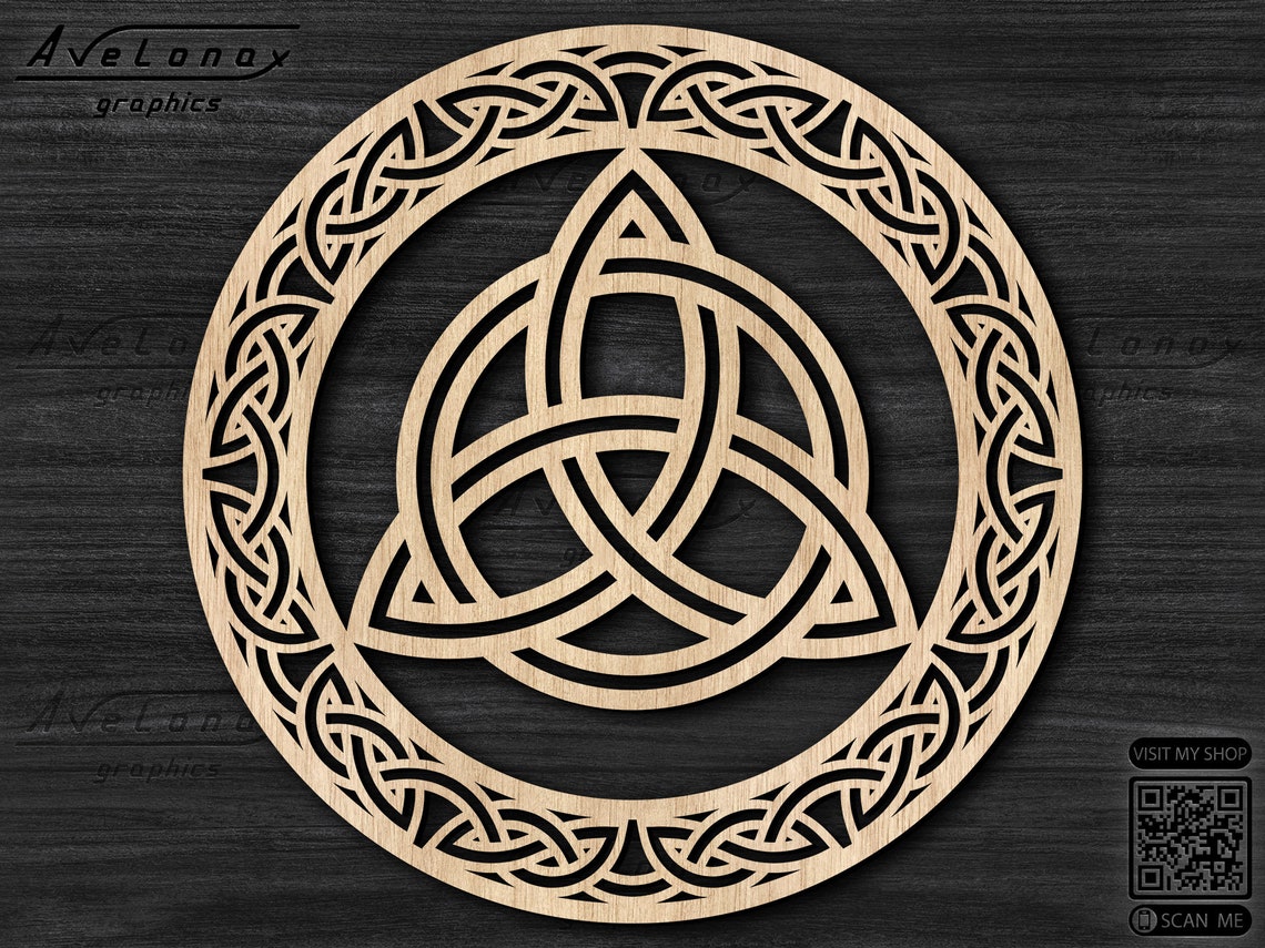 Celtic Knot Svg Round Celtic Pattern Svg Celtic Laser Cut - Etsy UK