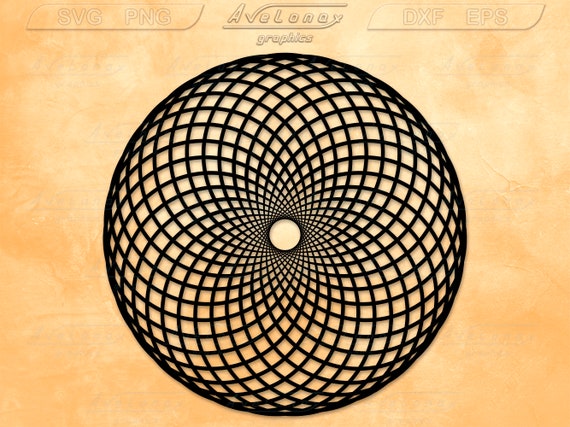 Torus Yantra Dxf Sacred Geometry Svg Esoteric Wall Art Svg - Etsy Canada