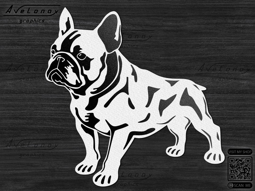French Bulldog Svg, Frenchie Svg, Frenchie Laser Cut File, T-shirt ...