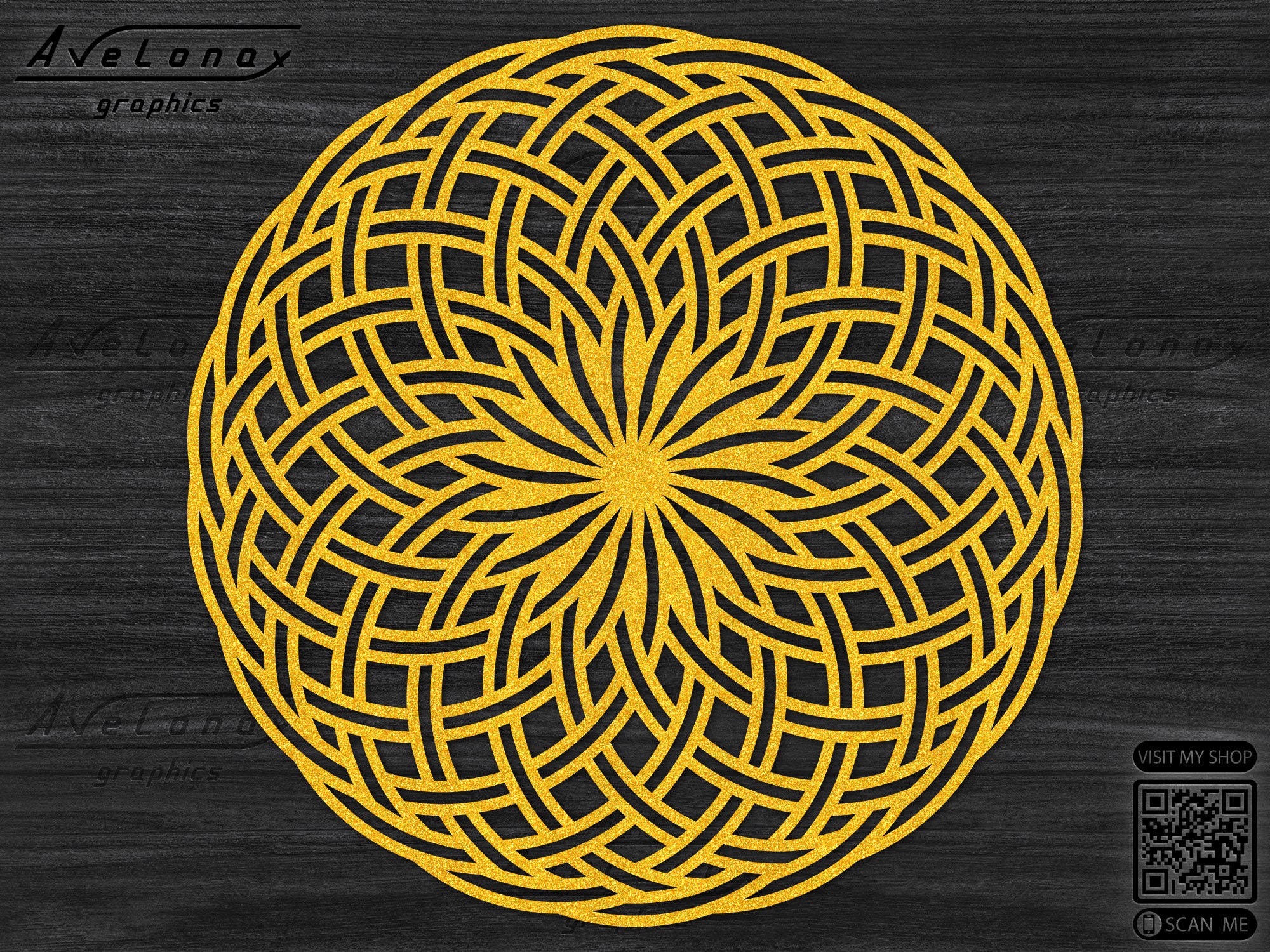 Mandala Torus svg Geometría sagrada svg Archivo de corte - Etsy México