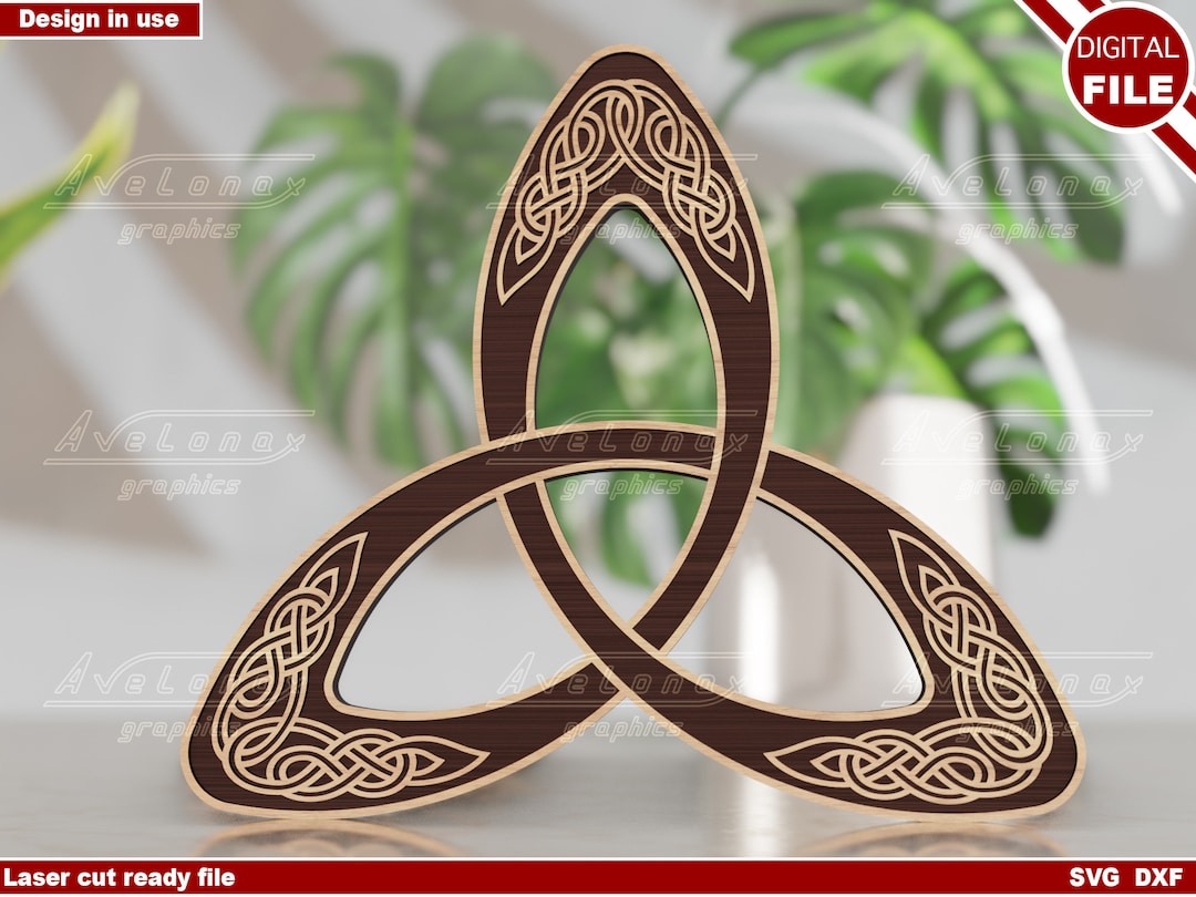 Celtic Knot Svg, Triquetra Svg, Trinity Knot Wall Decor Svg, Celtic ...