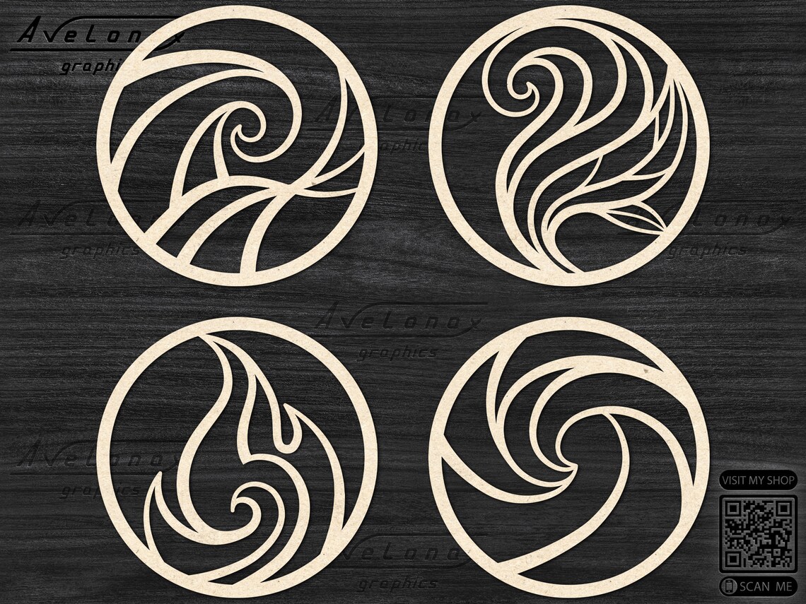 Four Elements Svg Earth Sign Cut File Earth Air Fire Water - Etsy