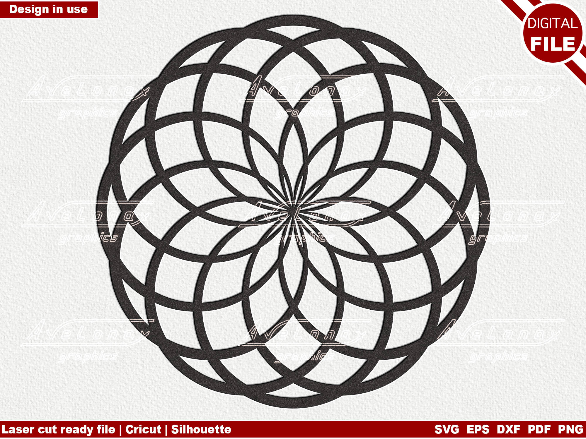 Lotus of Life Png, Torus Svg, Sacred Geometry Svg, EMF Protection ...