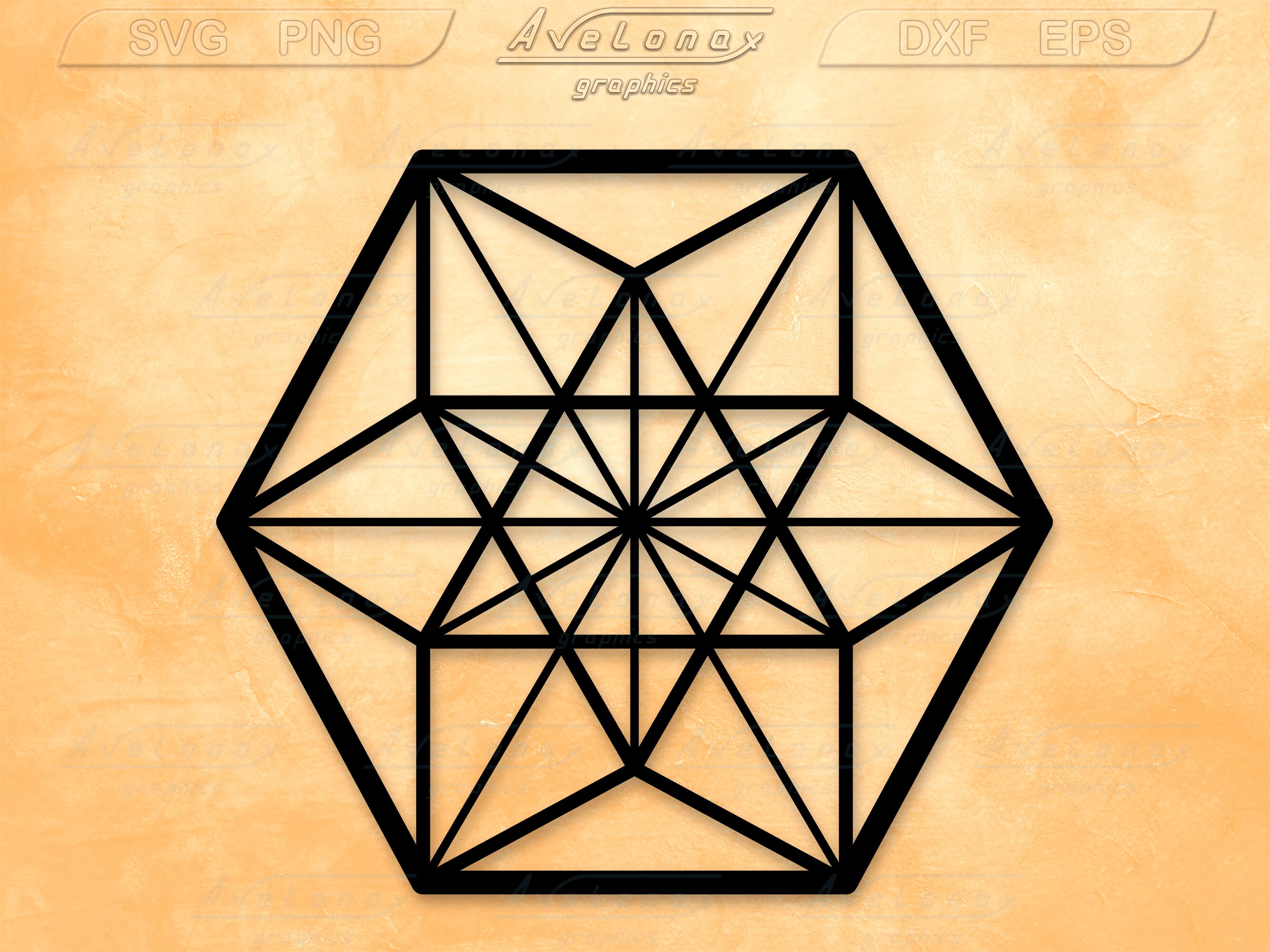 Coaster Svg Sacred Geometry Cut File Vector Equilibrium Svg | Etsy