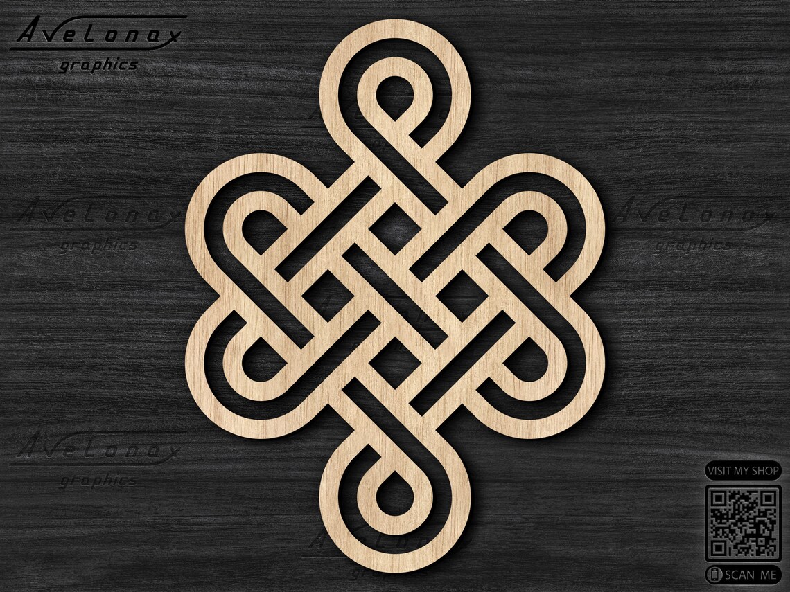 Infinity Knot Svg, Christmas Ornament Laser Cut File, Harmony Symbol ...