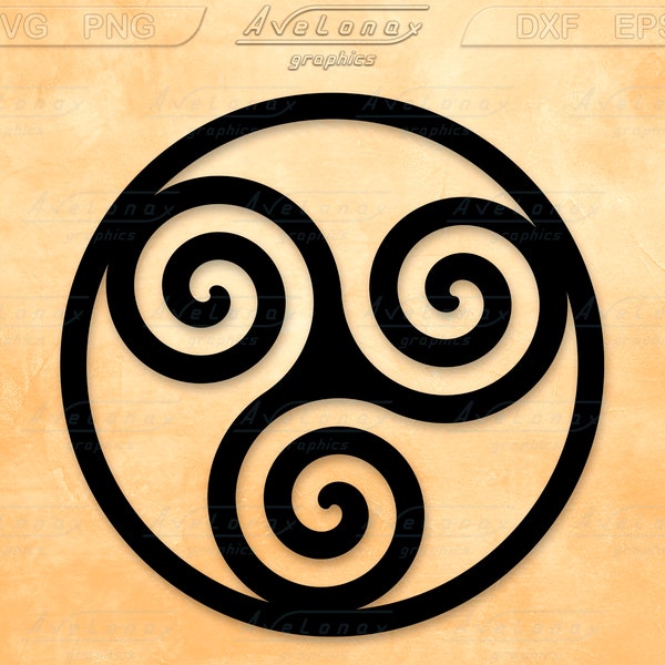 Triskelion Svg - Etsy