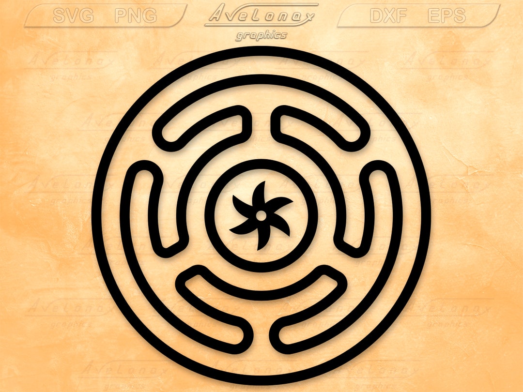 Hecates Knot Svg, Hecate's Wheel Png, Triple Moon Goddess Svg, Wiccan ...