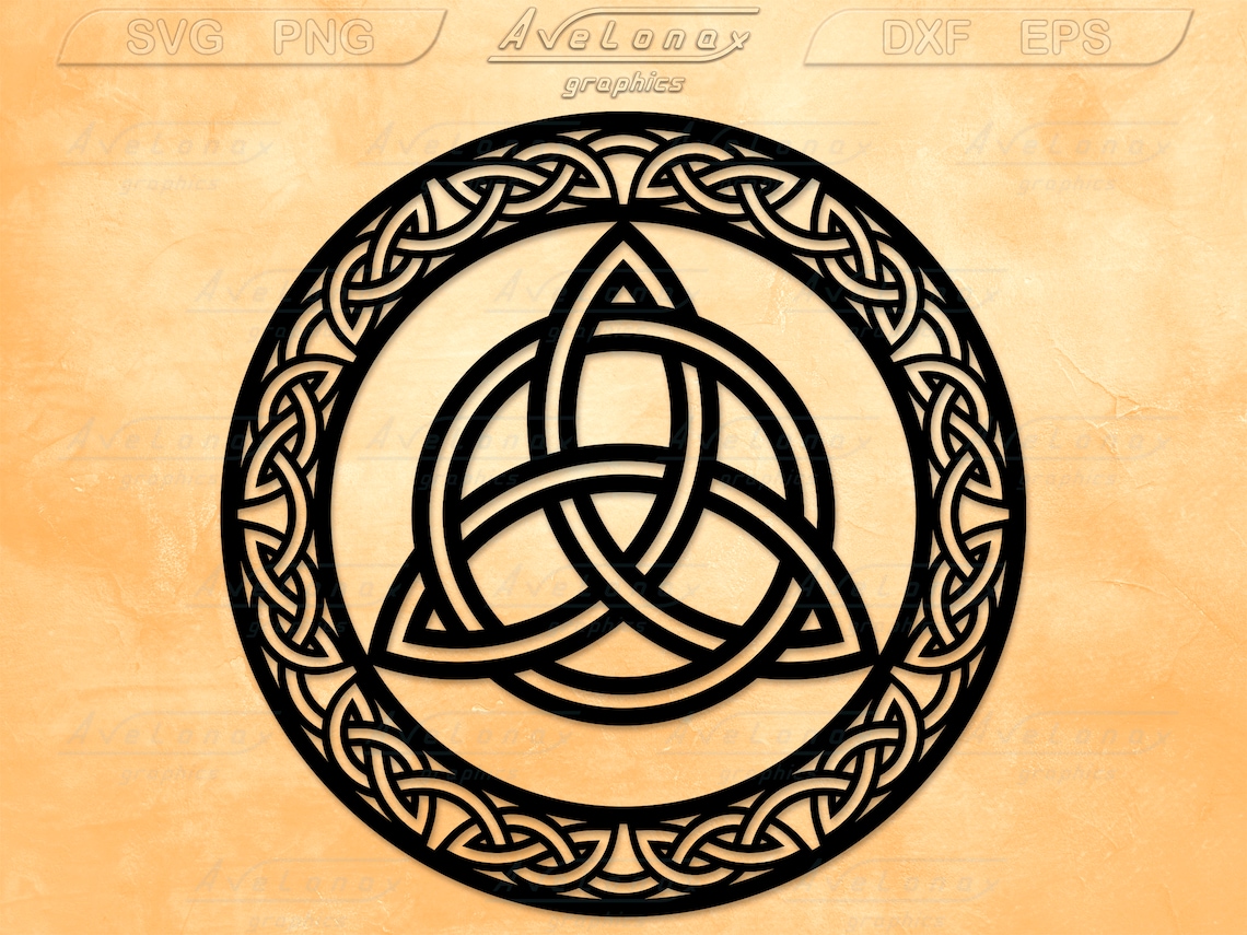 Celtic Knot Svg Round Celtic Pattern Svg Celtic Laser Cut - Etsy