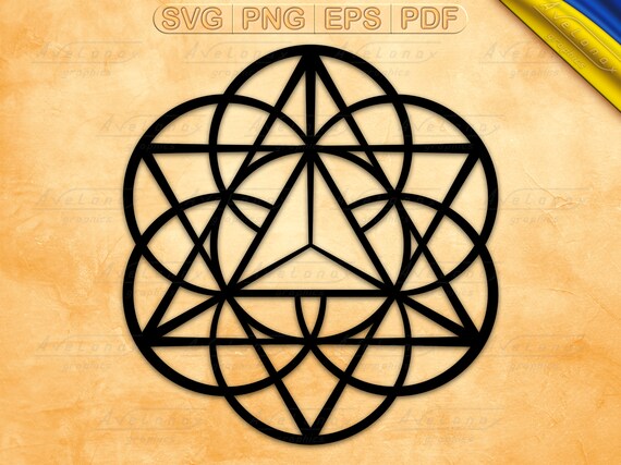 Sacred Geometry Svg Seed of Life Svg Flower If Life Cut - Etsy India