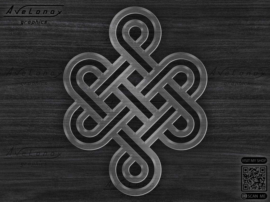 Infinity Knot Svg, Christmas Ornament Laser Cut File, Harmony Symbol ...