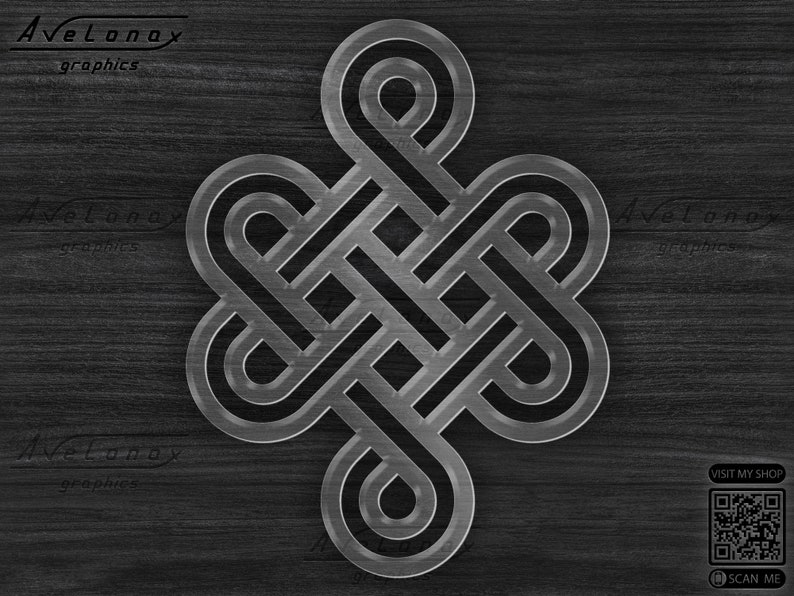 Infinity Knot Svg, Christmas Ornament Laser Cut File, Harmony Symbol ...