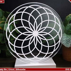 Lotus of Life Png, Torus Svg, Sacred Geometry Svg, Flower of Life Laser ...