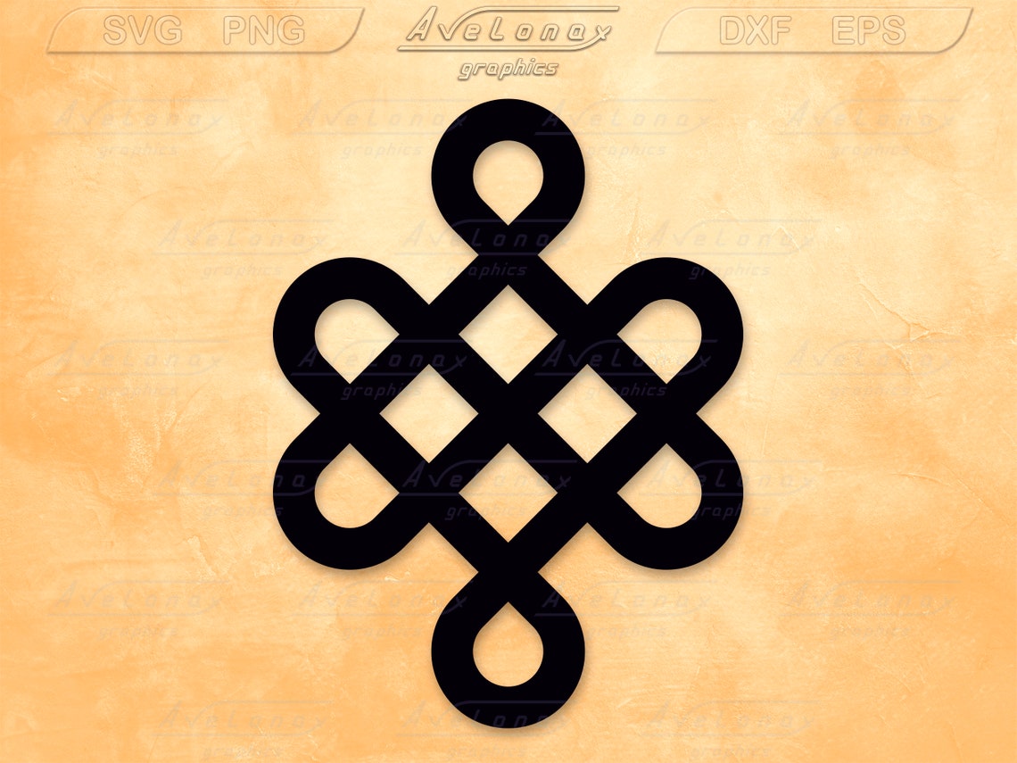 Infinite knot svg Sacred symbols svg Endless knot cut file | Etsy