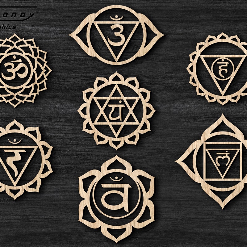 Chakra Metal Symbols - Etsy