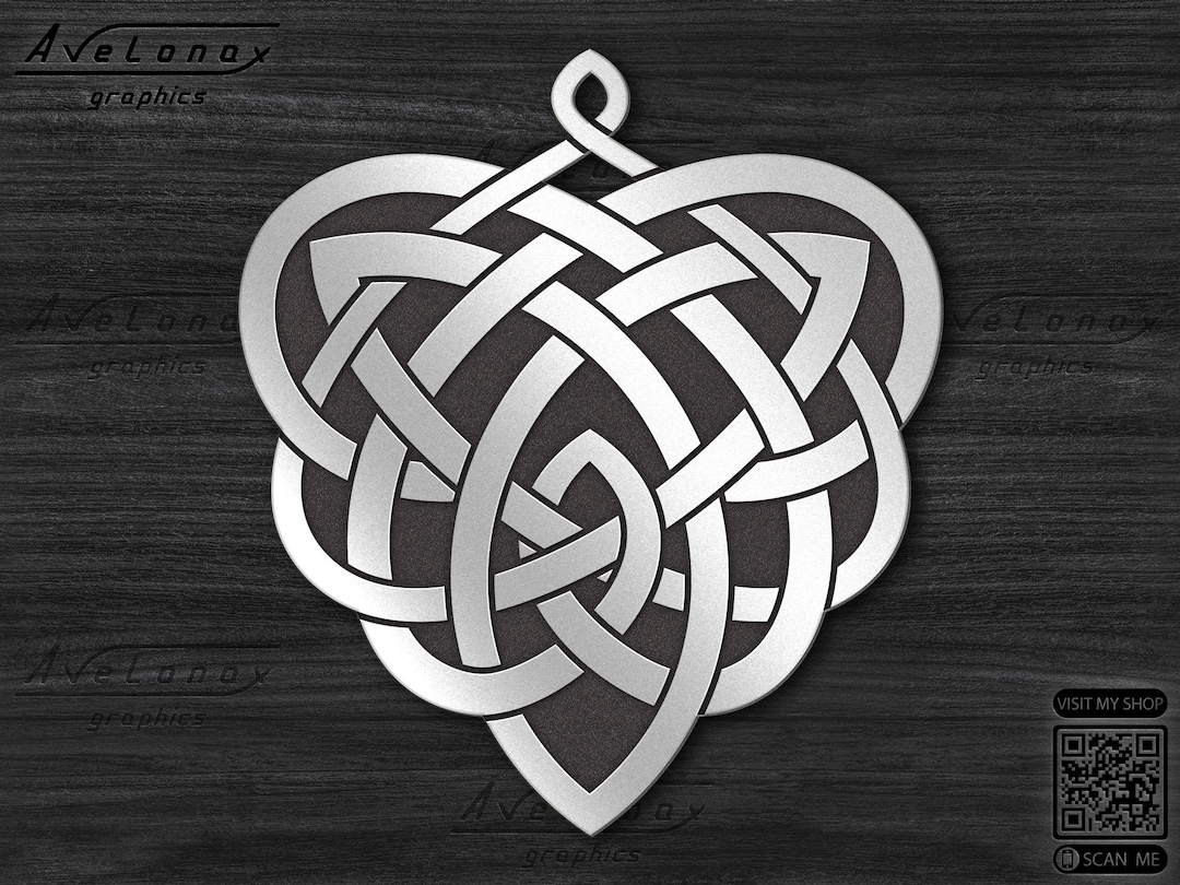 Celtic Trinity Knot Svg, Nordic Pendant Laser Cut File, Celtic ...