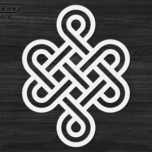 Infinity Knot Svg, Christmas Ornament Laser Cut File, Harmony Symbol ...