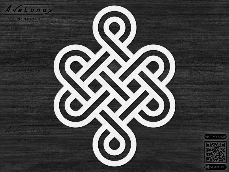 Infinity Knot Svg, Christmas Ornament Laser Cut File, Harmony Symbol ...
