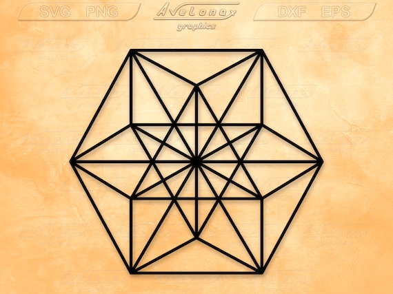 Vector Equilibrium Svg Equilibrium Cut File Cube Octahedron | Etsy