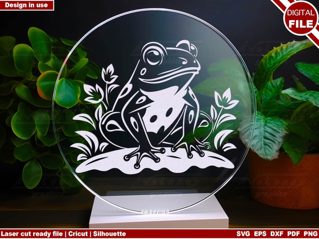 Frog Svg, Frog With Flowers Cricut Cut File, Kawaii Frog Png, Toad Dxf ...