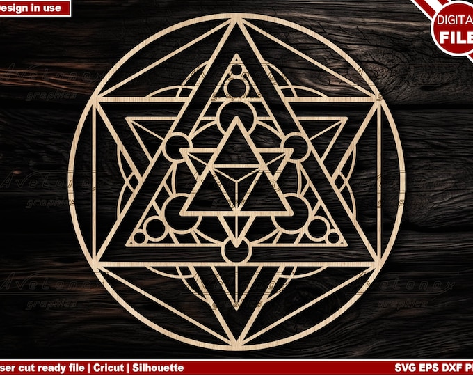 Vector Equilibrium Svg, Equilibrium Grid Cut File, Crystal Grid Laser ...
