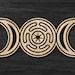 Hecate's Wheel Svg, Triple Moon File for Cricut, Strophalos Svg, Moon ...