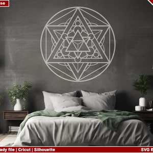 Sacred Geometry Svg, Seed of Life Design Svg, Flower of Life Png, Laser ...