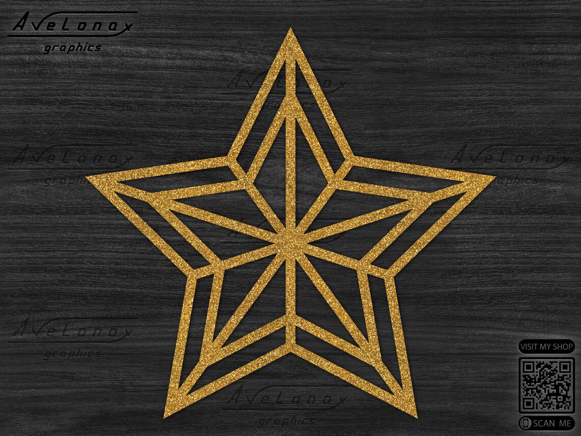 Christmas Star Svg Star Ornament Clipart Snowflake Svg - Etsy