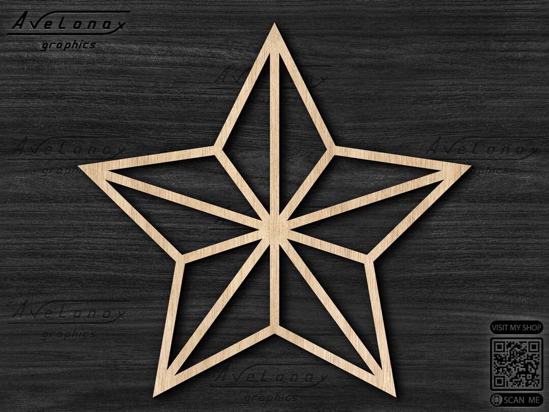 Christmas Star Svg, Star Ornament Svg, Snowflake Svg, Star Cut File ...