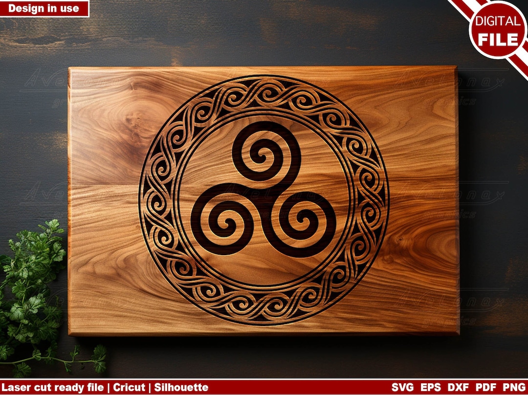 Triskel Svg, Triskelion Svg, Celtic Circular Boards Png, Triskell Cut ...