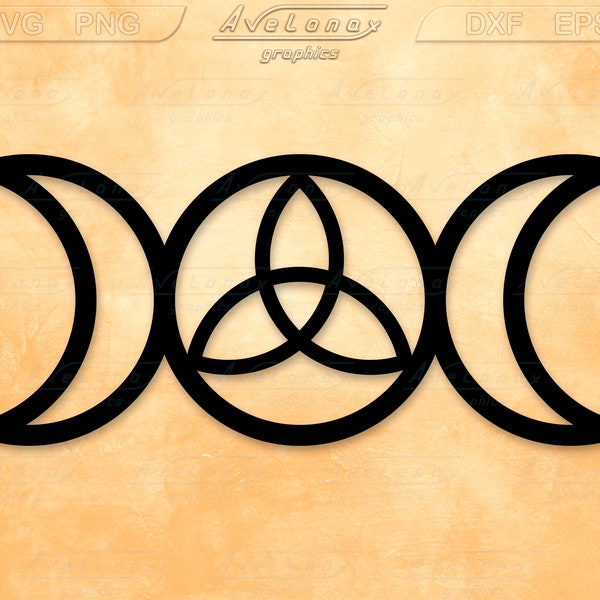 Triple Goddess Svg - Etsy