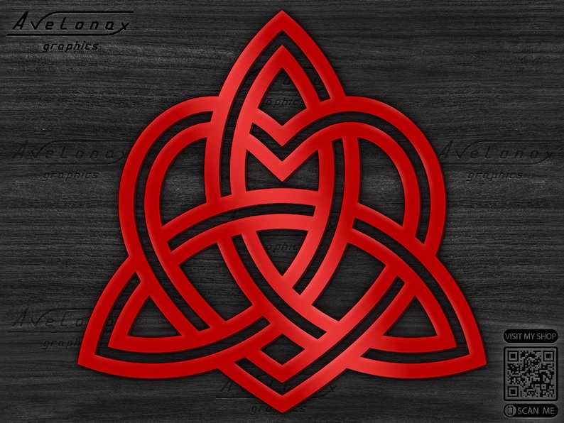 Celtic Heart Knot Laser Cut File, Sister Knot Pdf, Trinity Knot Png ...