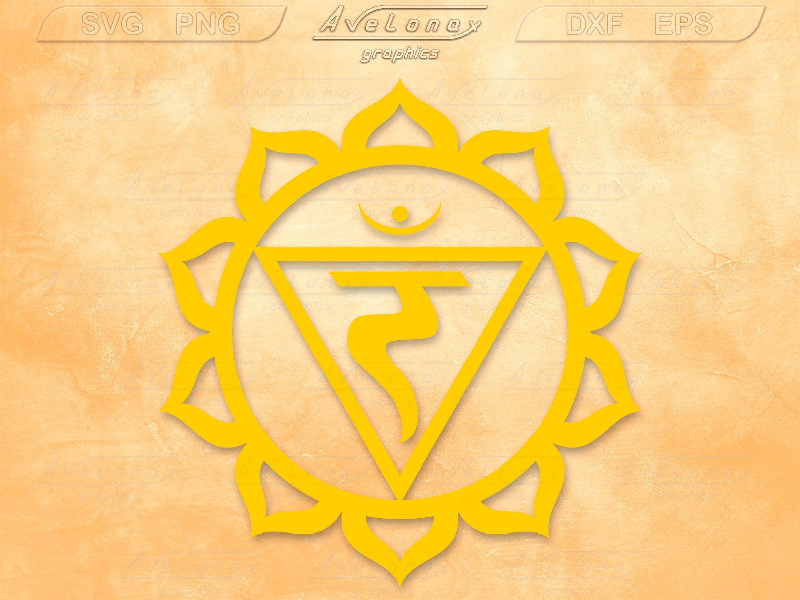 Chakra Symbol SVG Chakra Yoga Symbol Svg Meditation Svg | Etsy