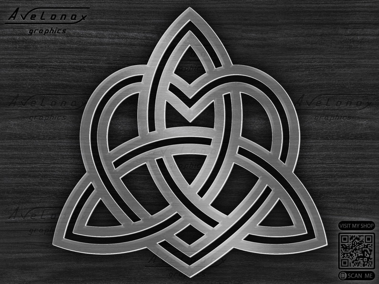 Celtic Heart Knot Laser Cut File, Sister Knot Pdf, Trinity Knot Png ...