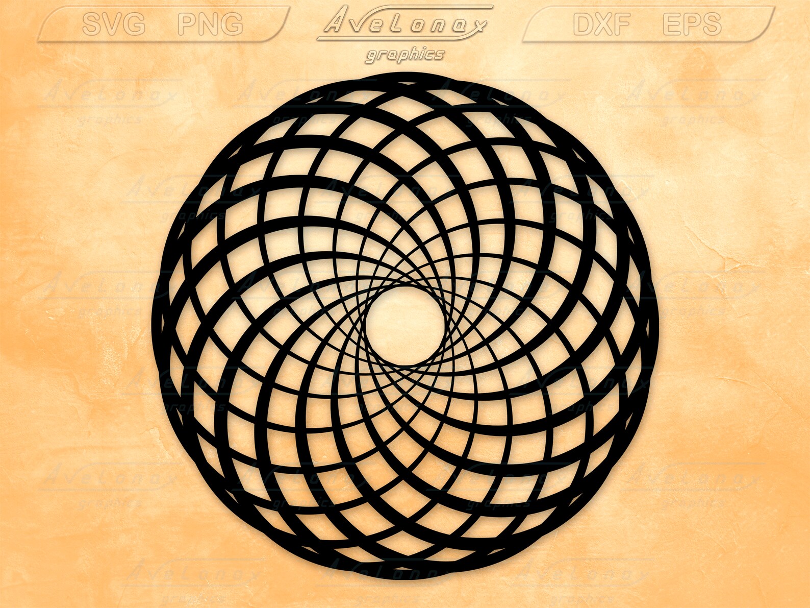 Sacred Geometry Svg Torus Yantra Svg Spiral Mandala Laser - Etsy